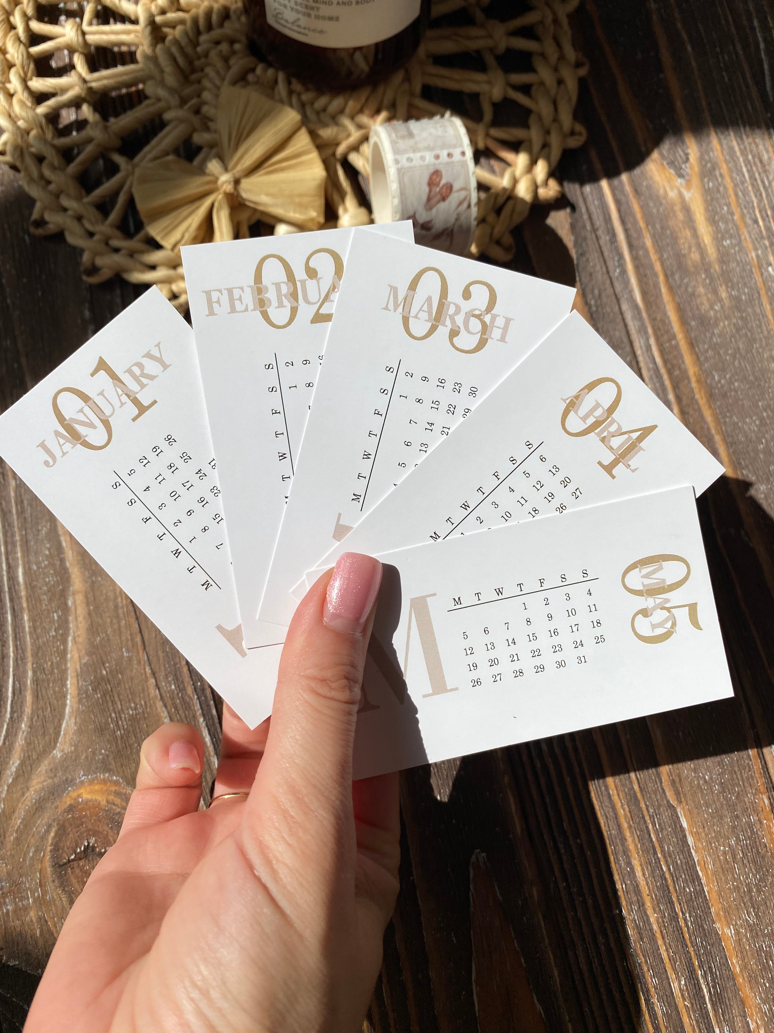 Planner Accessories – Stickers, Tracker Cards & Calendar Cards ...