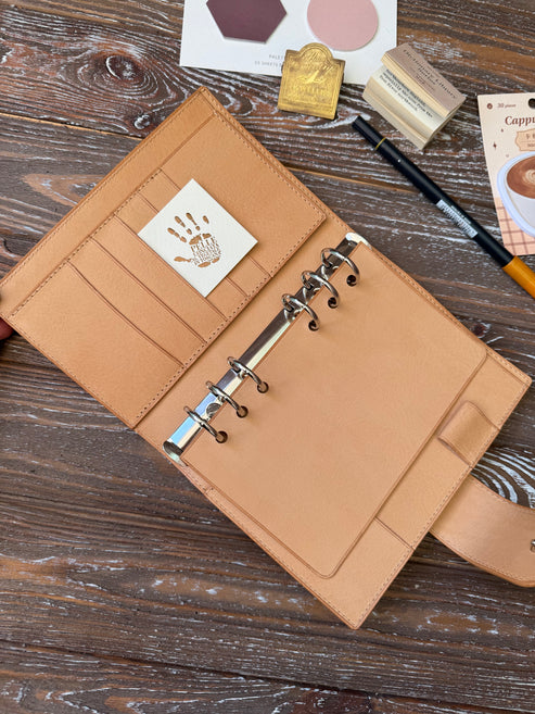 Personal Rings Leather Planner Cover – Handmade & Functional - Preorde ...