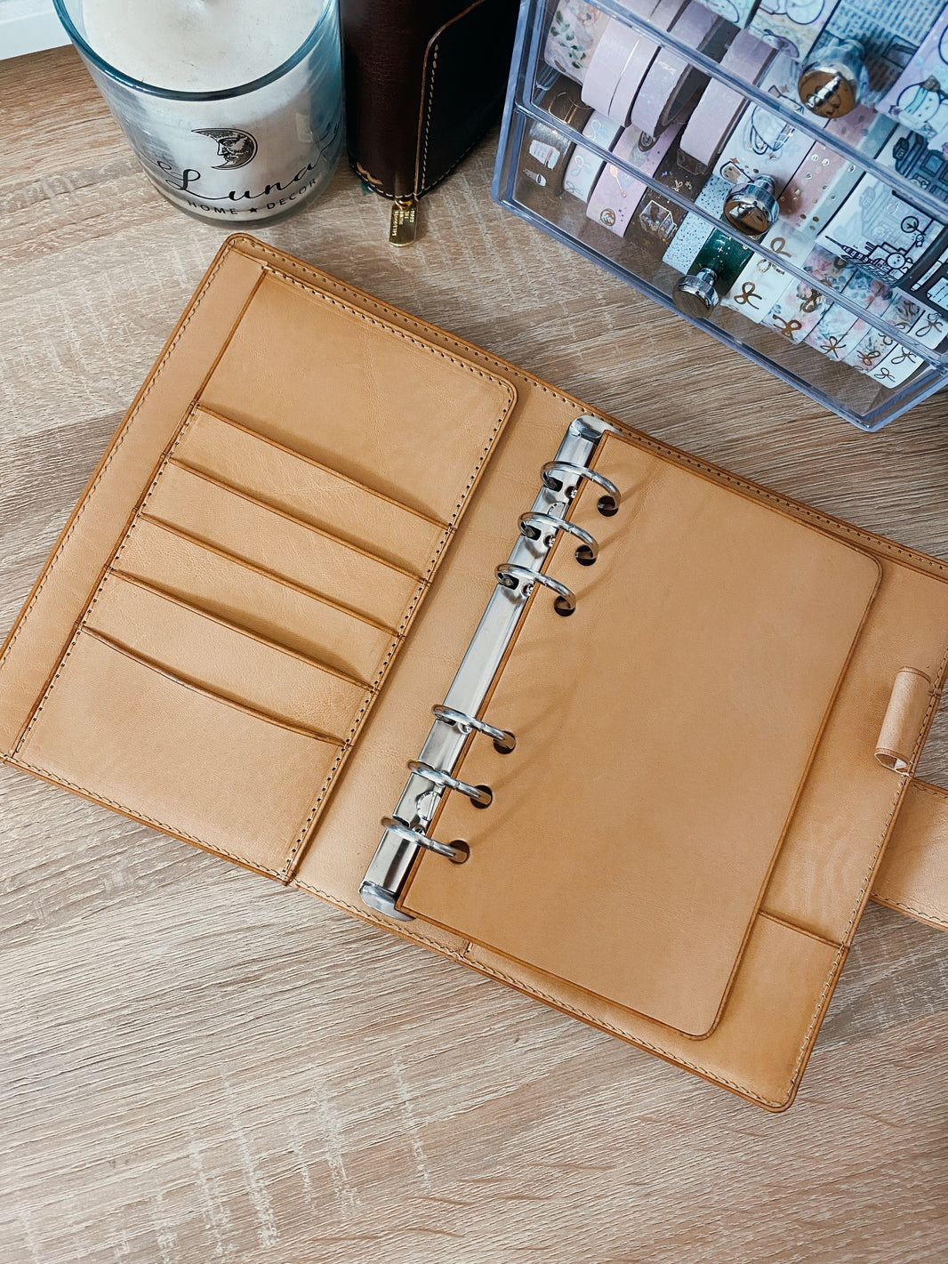 6-rings leather covers – Planner Room Shop