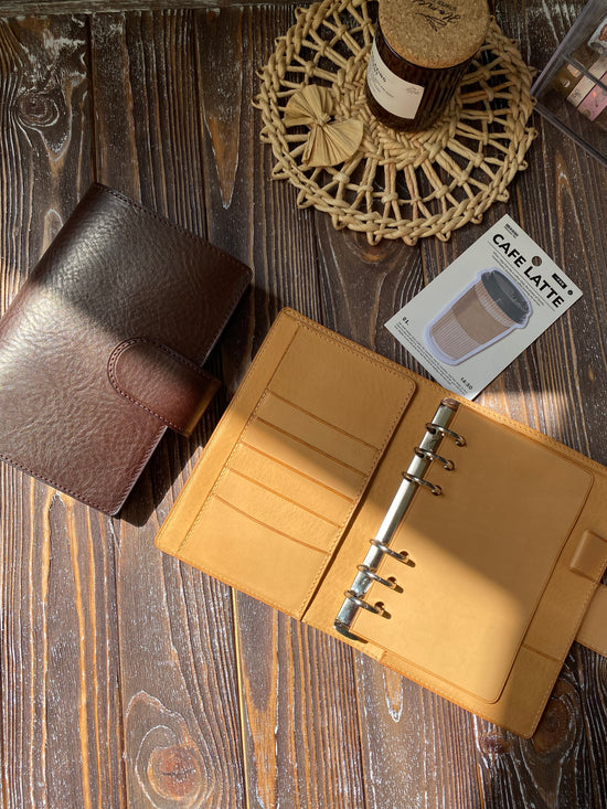 Personal Rings Leather Planner Cover – Handmade & Functional - Preorde ...